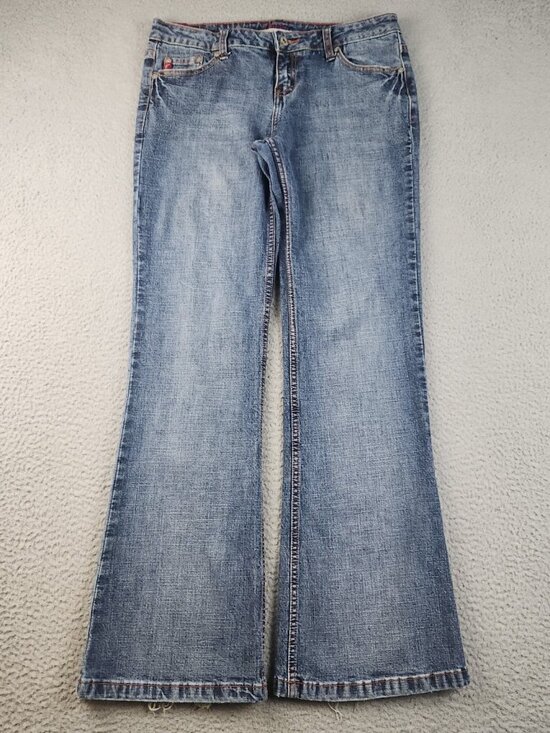 Vanity | Jeans | Y2k Vanity Jeans Womens 29x33 Blue Flared Leg Low Rise ...